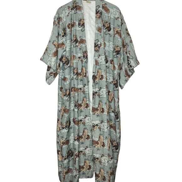 Kimonos & Yukatas | Vintage Japanese Kimono Samurai Warrior Armour ...